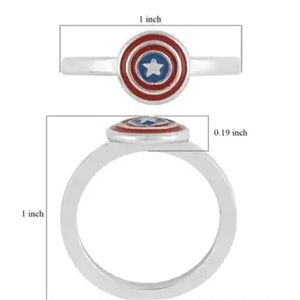 Marvel | Jewelry | Marvel Captain America Ring | Poshmark